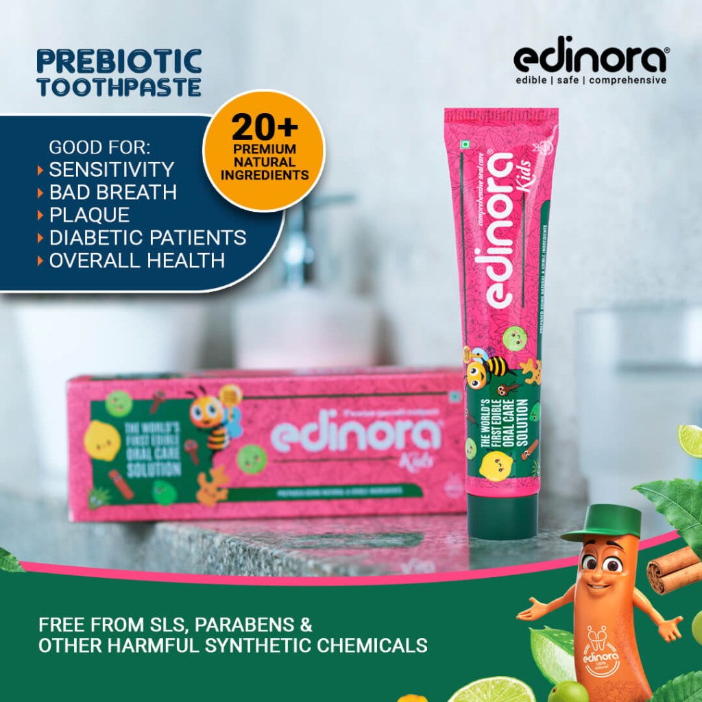 Herbal Toothpaste - Edible Toothpaste | Edinora