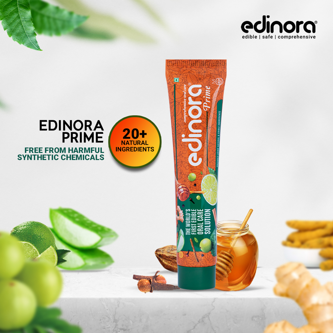 Herbal Toothpaste - Edible Toothpaste | Edinora