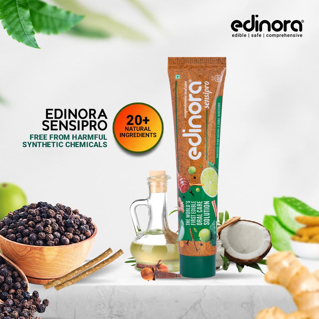 Herbal Toothpaste - Edible Toothpaste | Edinora