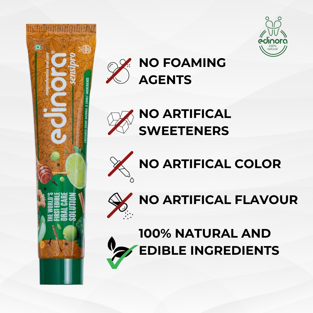 Herbal Toothpaste - Edible Toothpaste | Edinora