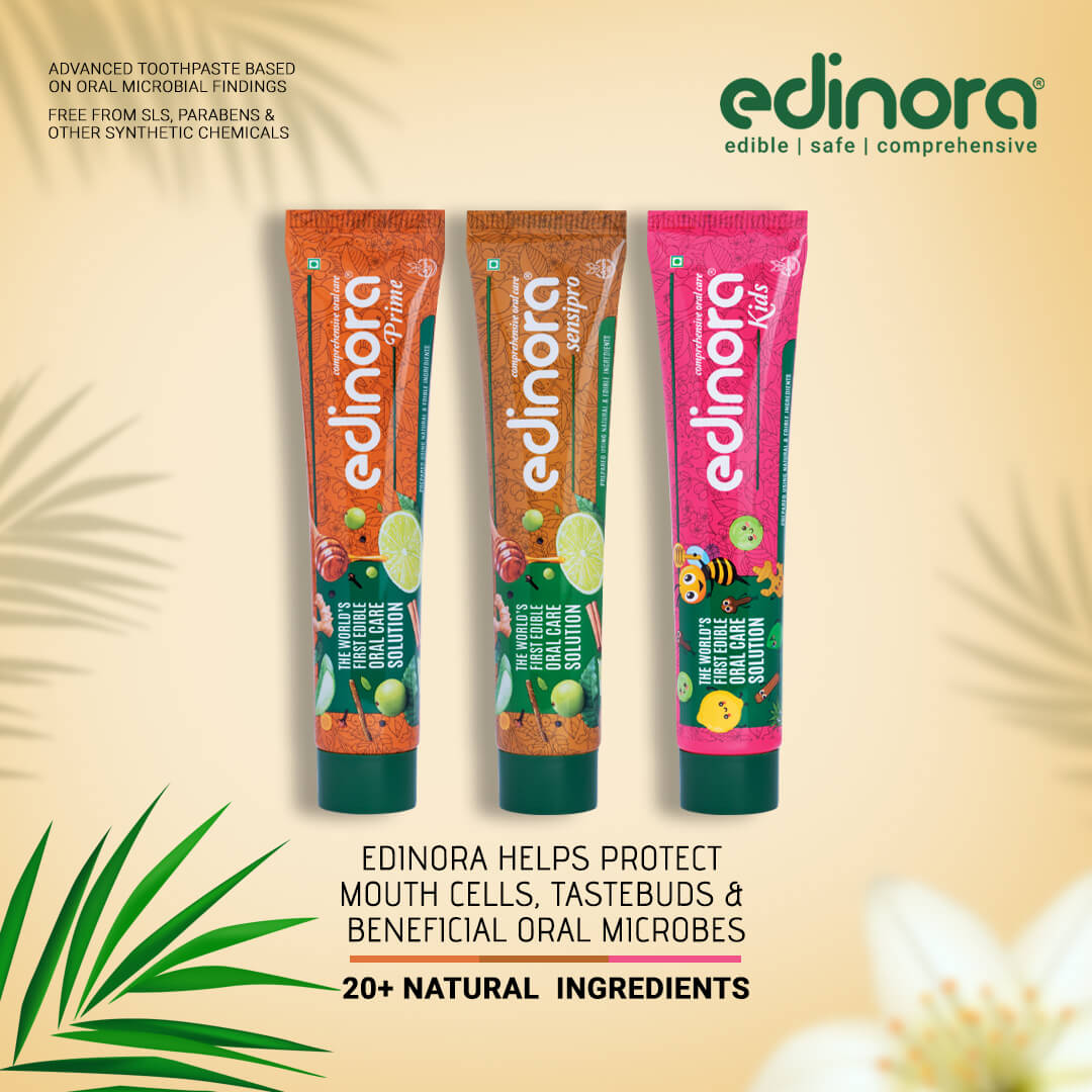 Herbal Toothpaste - Edible Toothpaste | Edinora